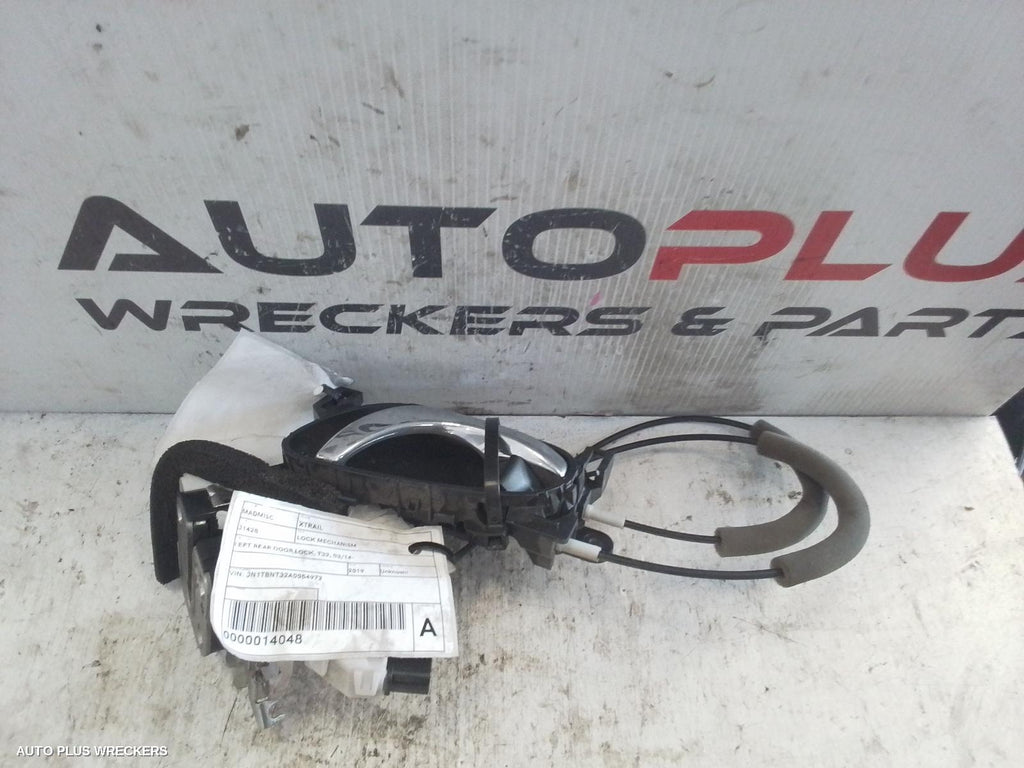 2019 Nissan Xtrail Door Boot Gate Lock